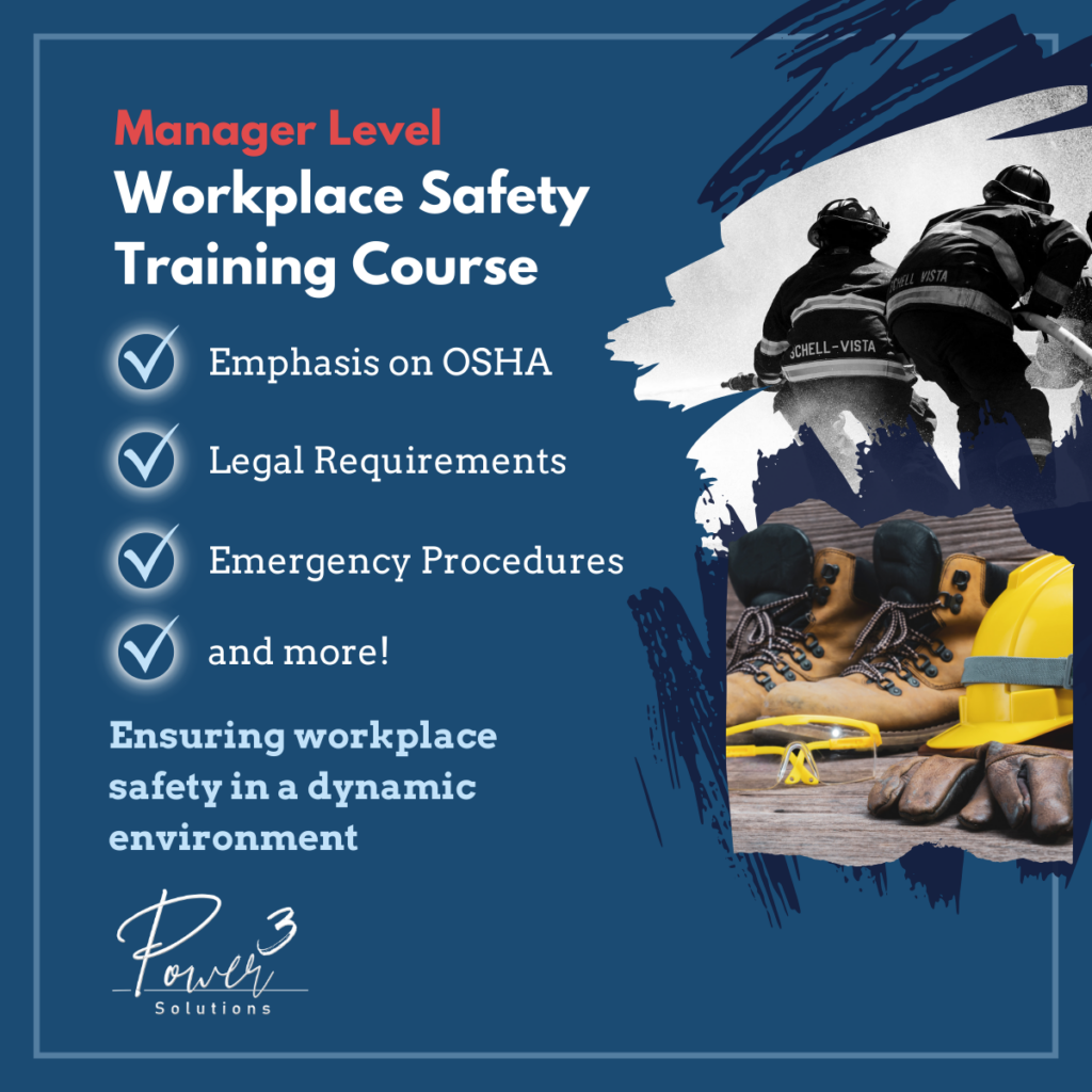 Management Workplace Safety Training - Power3 Solutions